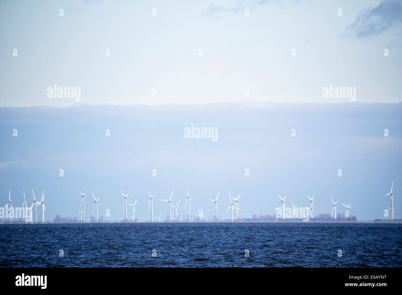 Germany, Wind park at North Sea Stock Photo - Alamy