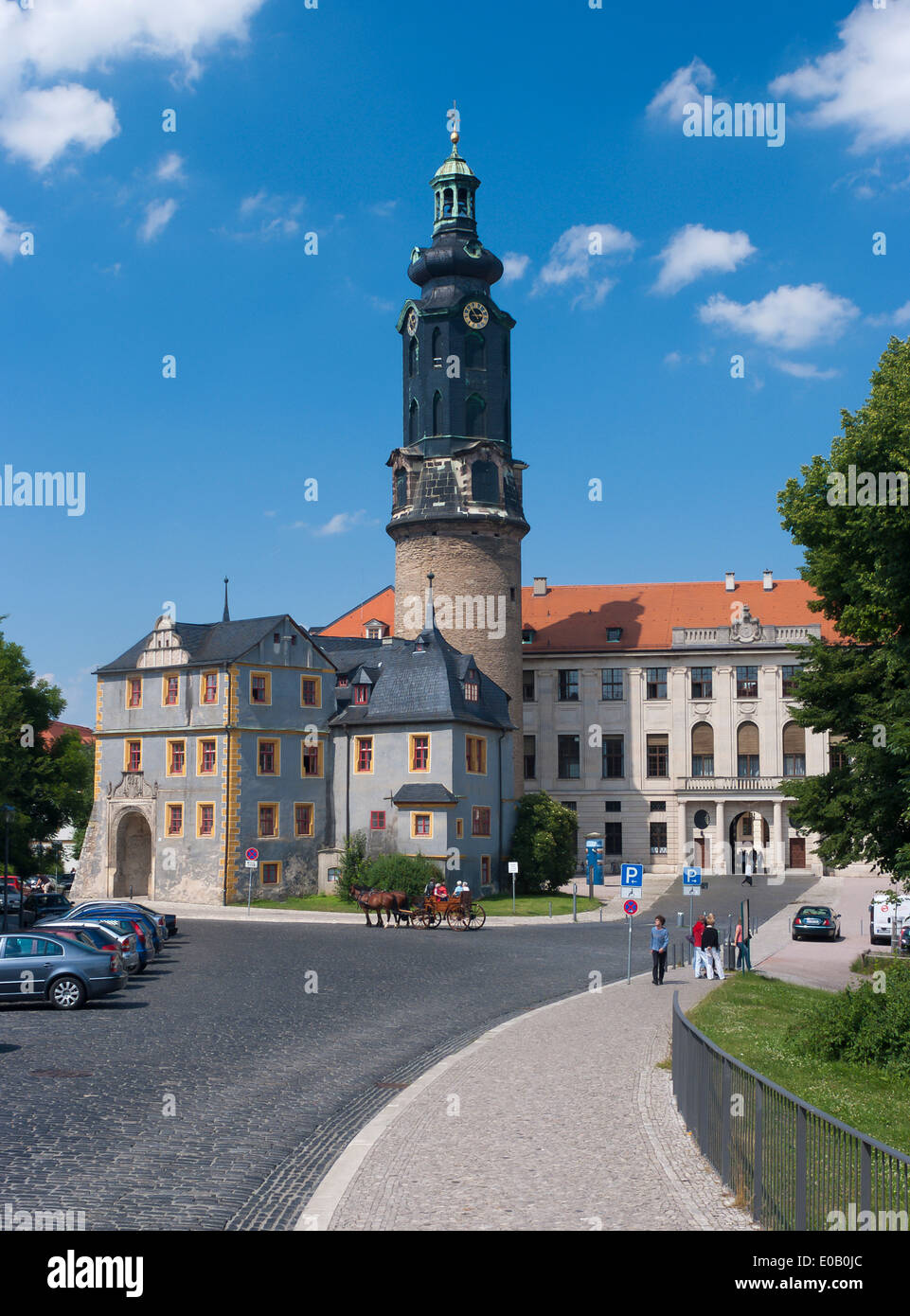 Germany, Thuringia, Weimar, City Palace and tower Stock Photo - Alamy