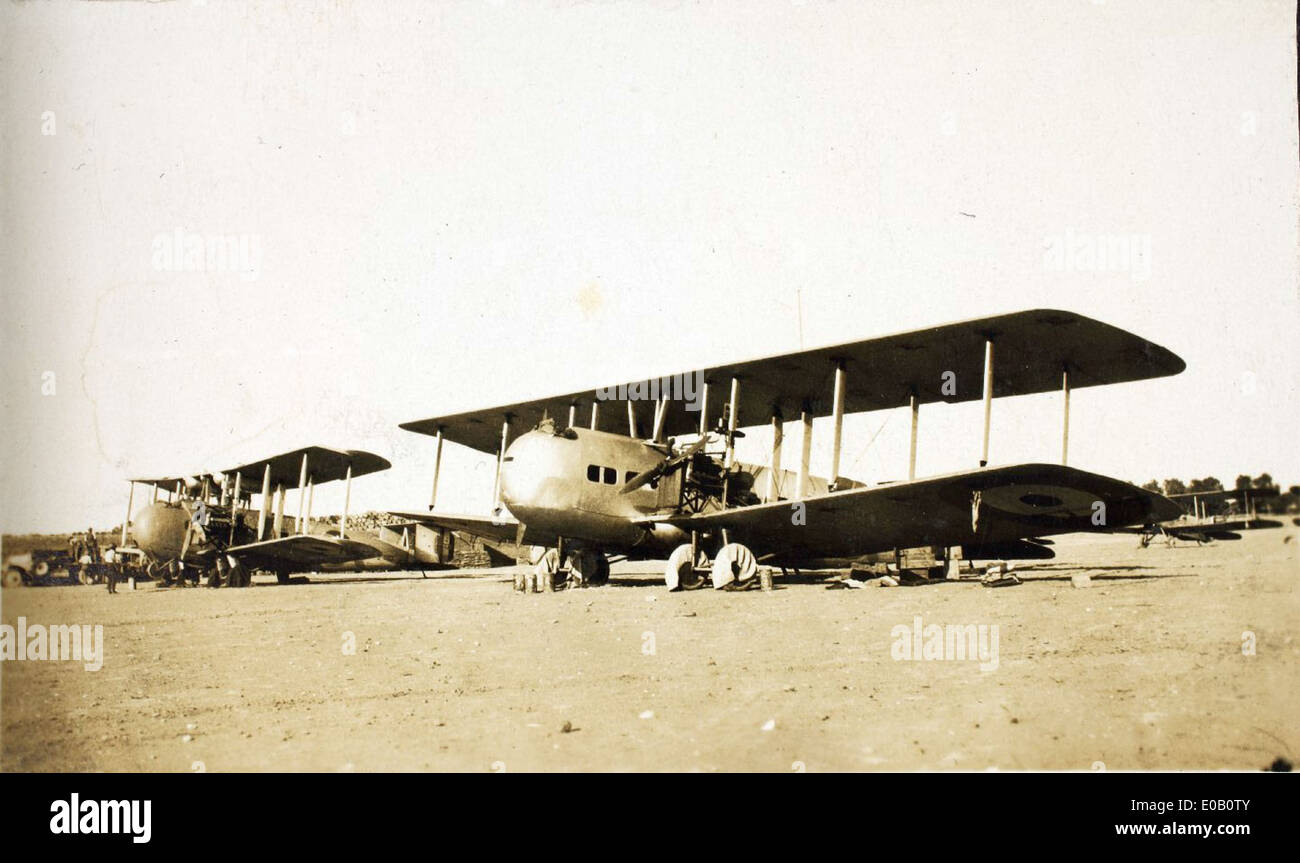 This image shows the Rolls-Royce Eagle engine installed in the Vickers ...