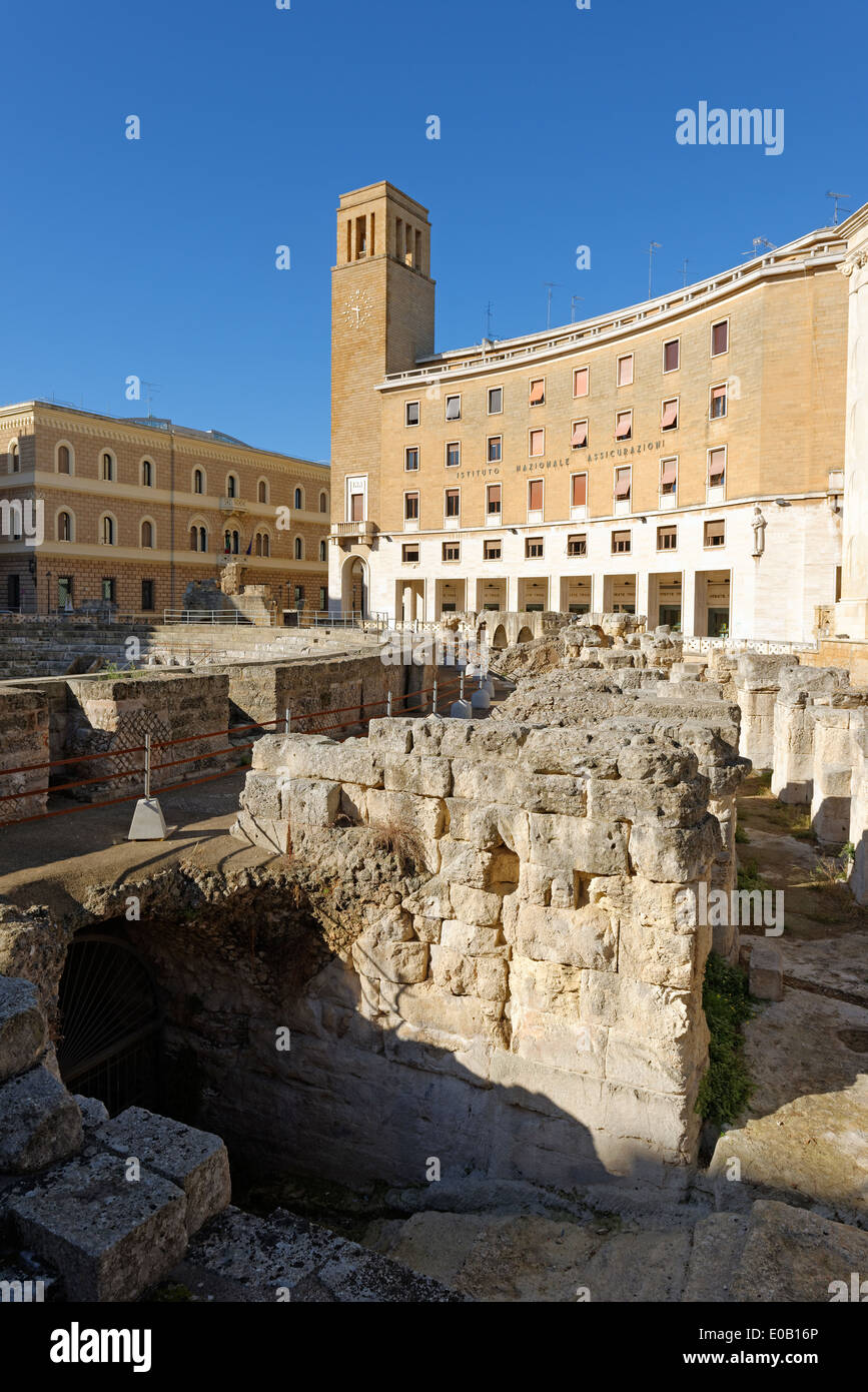 Roman theatre lecce puglia hi-res stock photography and images - Alamy