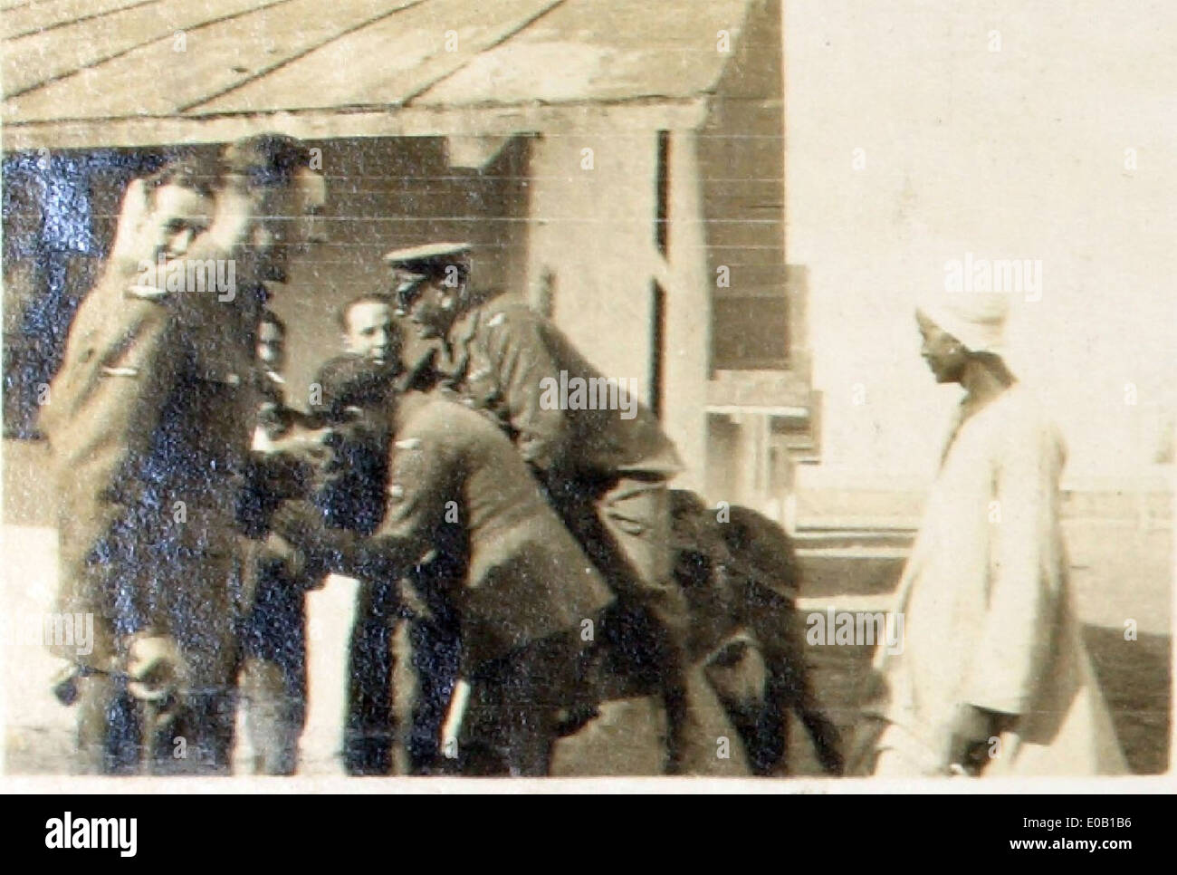 This photo captures a donkey race in Iraq, with Royal Air Force ...