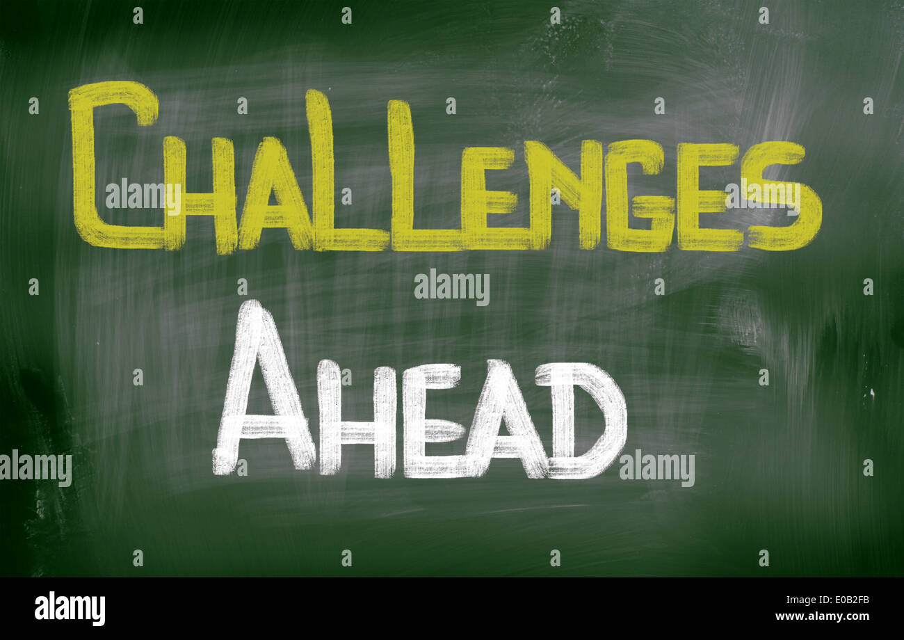 Challenges ahead word hi-res stock photography and images - Alamy