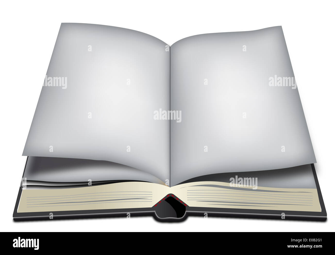 an open book Stock Photo - Alamy