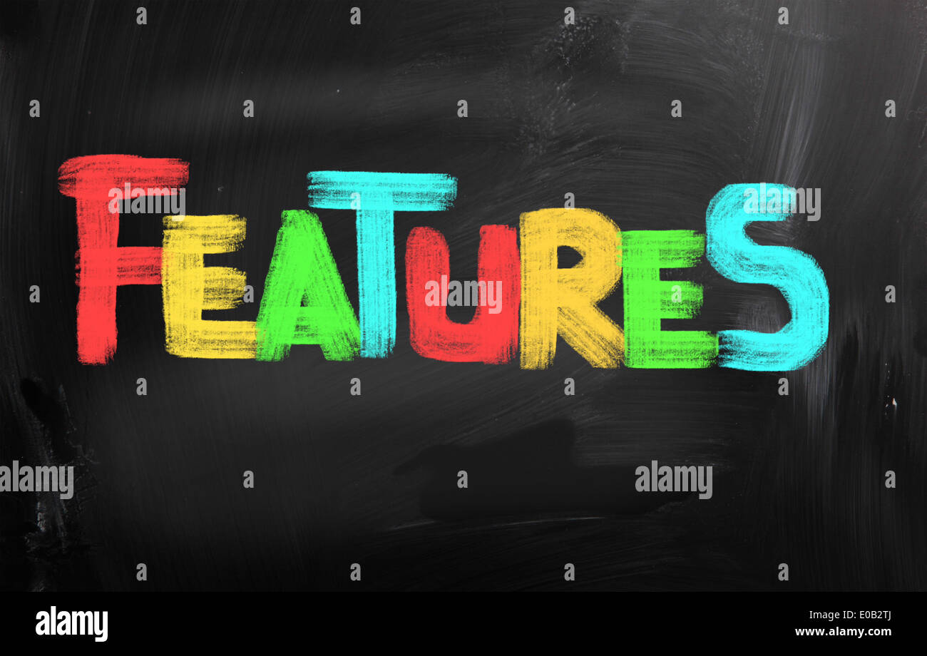 Features word hi-res stock photography and images - Alamy