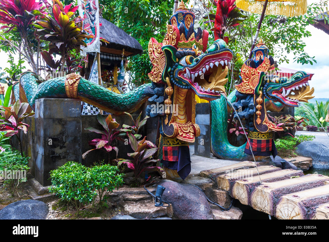 Colourful dragons, Bali Indonesia Stock Photo - Alamy