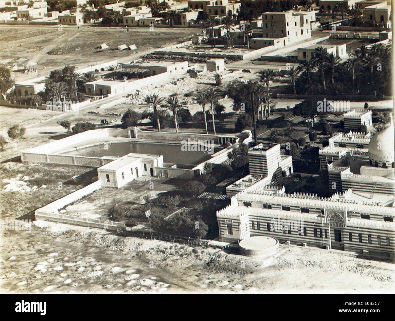 This aerial photograph, taken by Edwin Newman, shows the medical ...