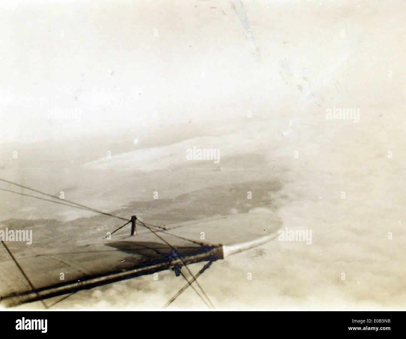This image captures a meteorological flight conducted by the RAF over ...