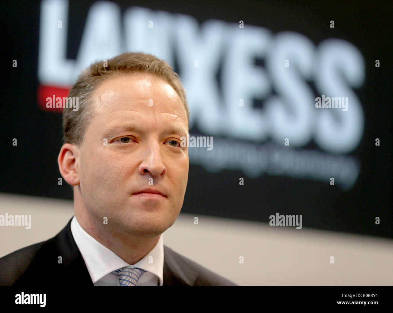 Lanxess AG chairman of the management board, Matthias Zachert, speaks ...