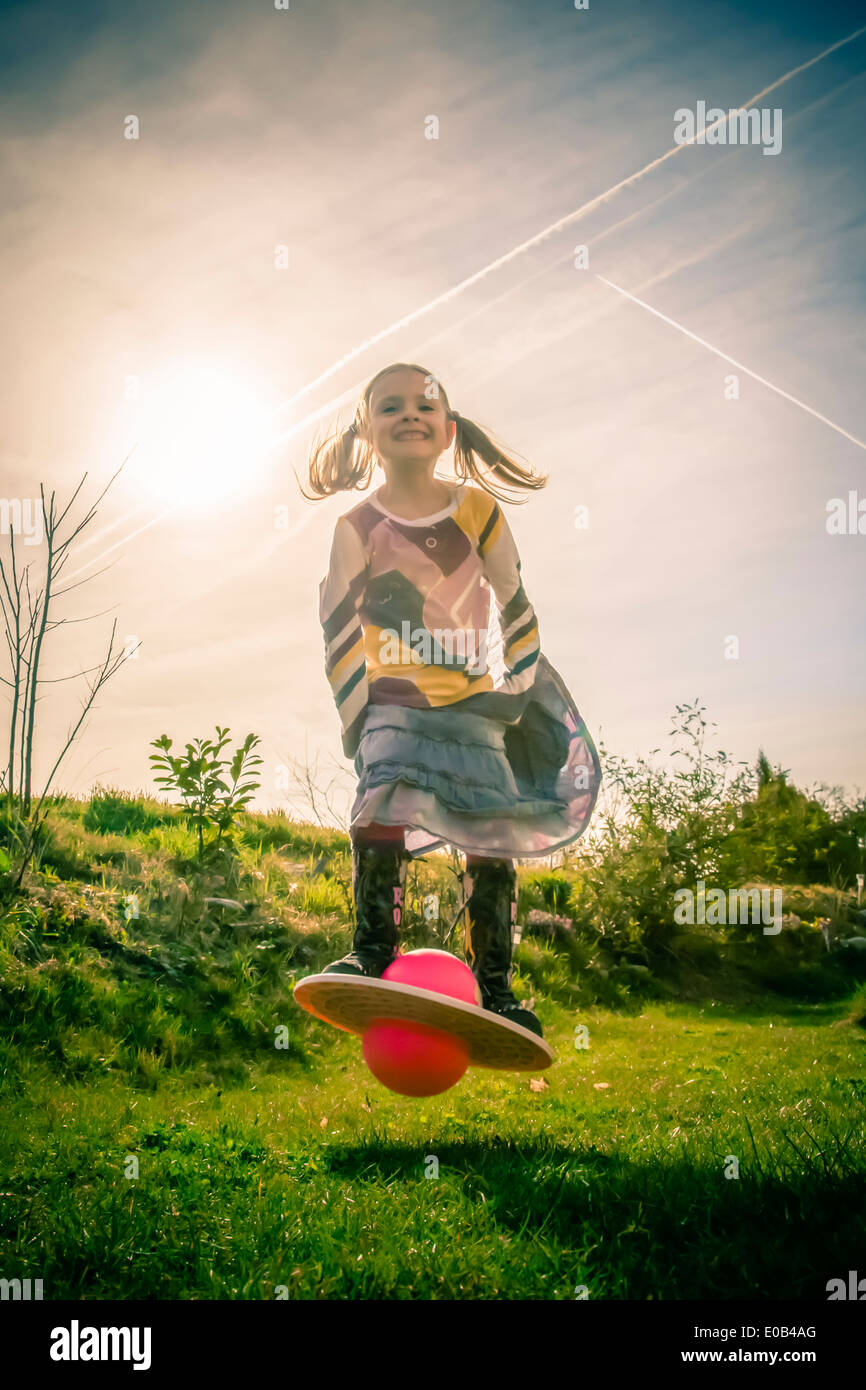 Child Space Hopper High Resolution Stock Photography and Images - Alamy