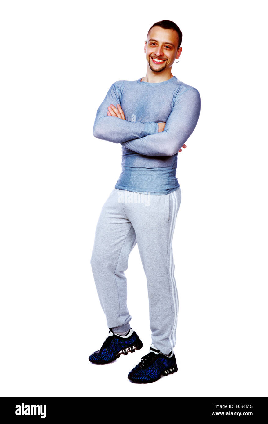 Muscular man crossed arms hi-res stock photography and images - Alamy