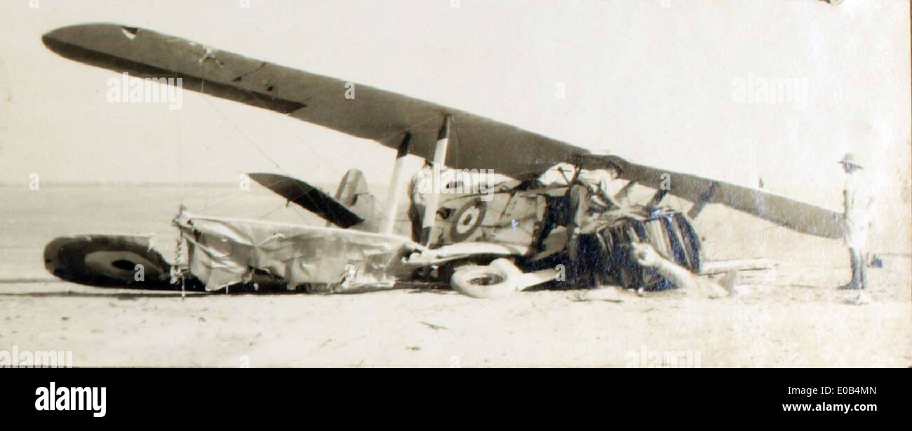 Sgt Hare's crash Stock Photo - Alamy