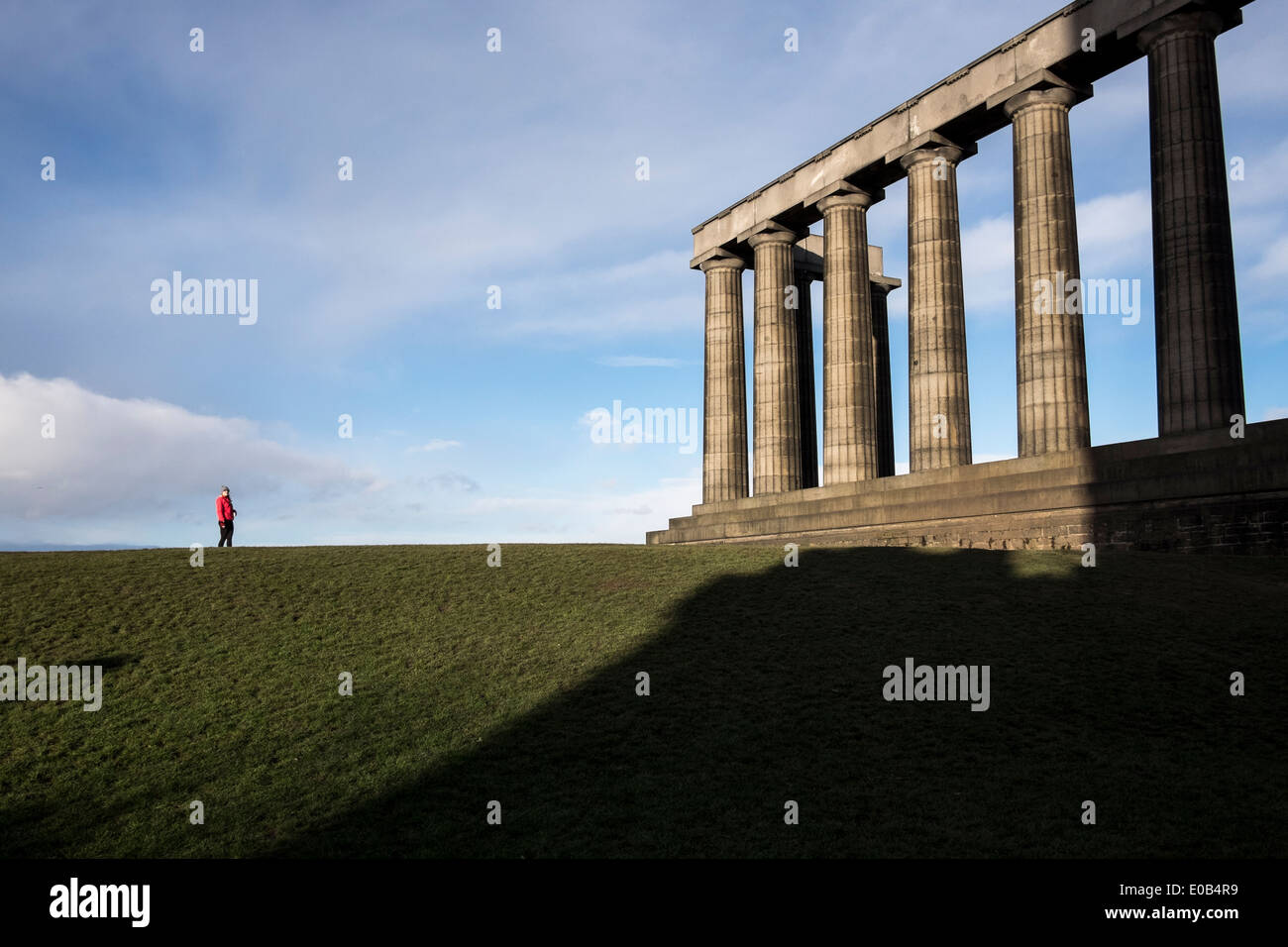 The Monument of Scotland in Edinburgh Stock Photo - Alamy