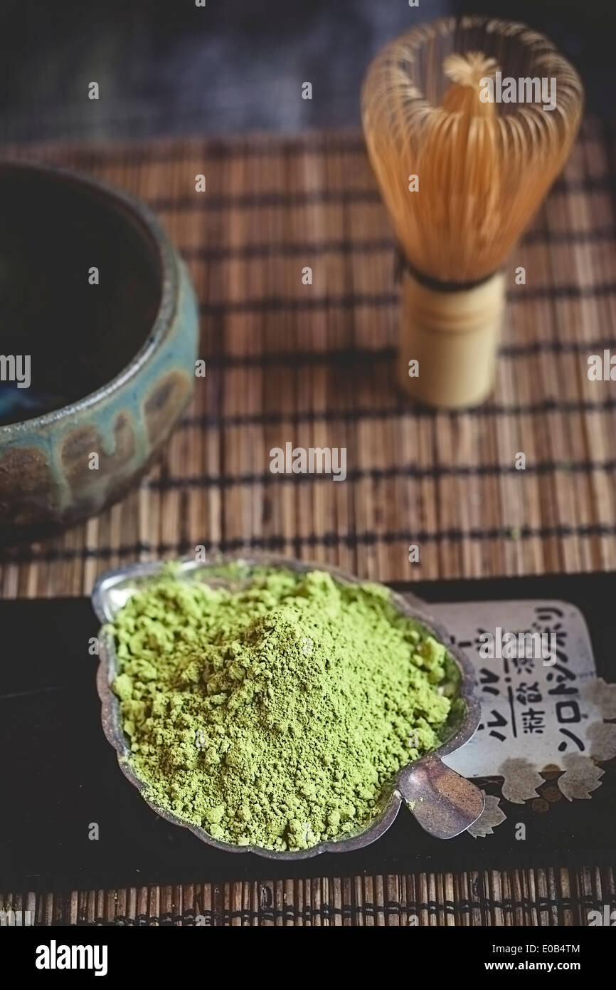 Japanese matcha tea Stock Photo - Alamy