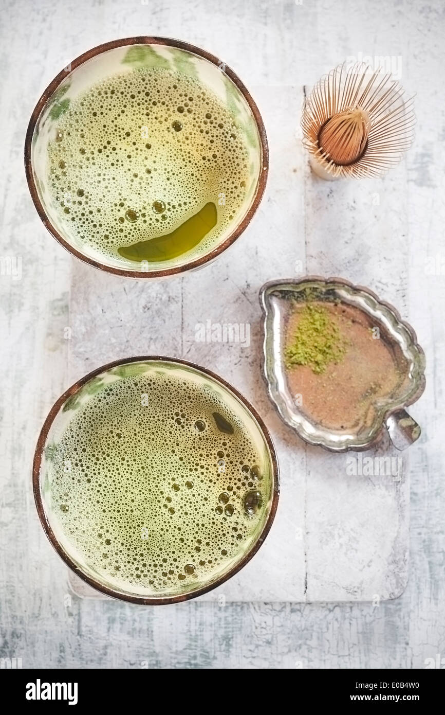 Japanese matcha tea Stock Photo - Alamy