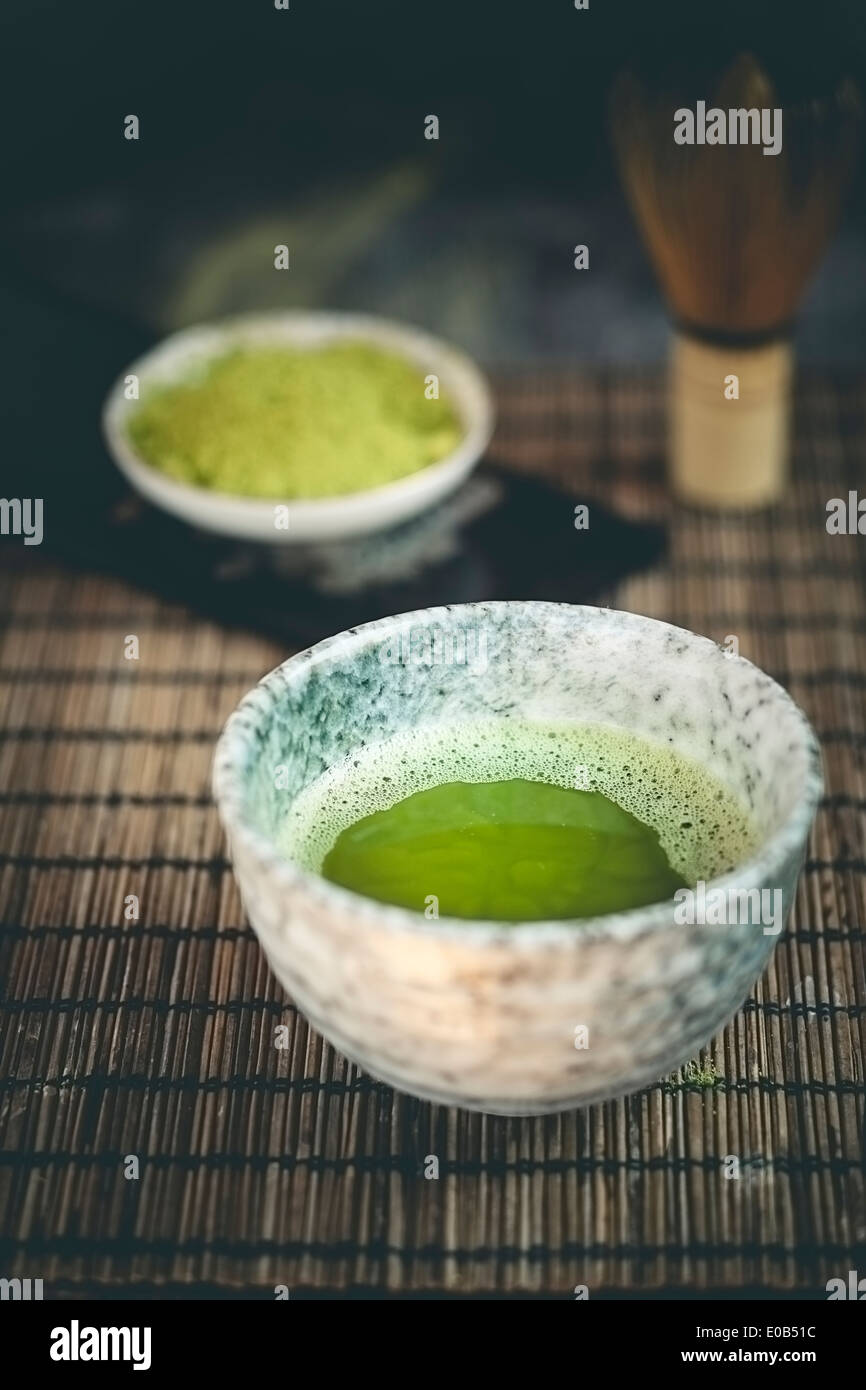 Japanese matcha tea Stock Photo - Alamy