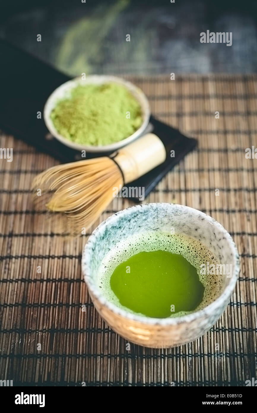 Japanese matcha tea Stock Photo - Alamy