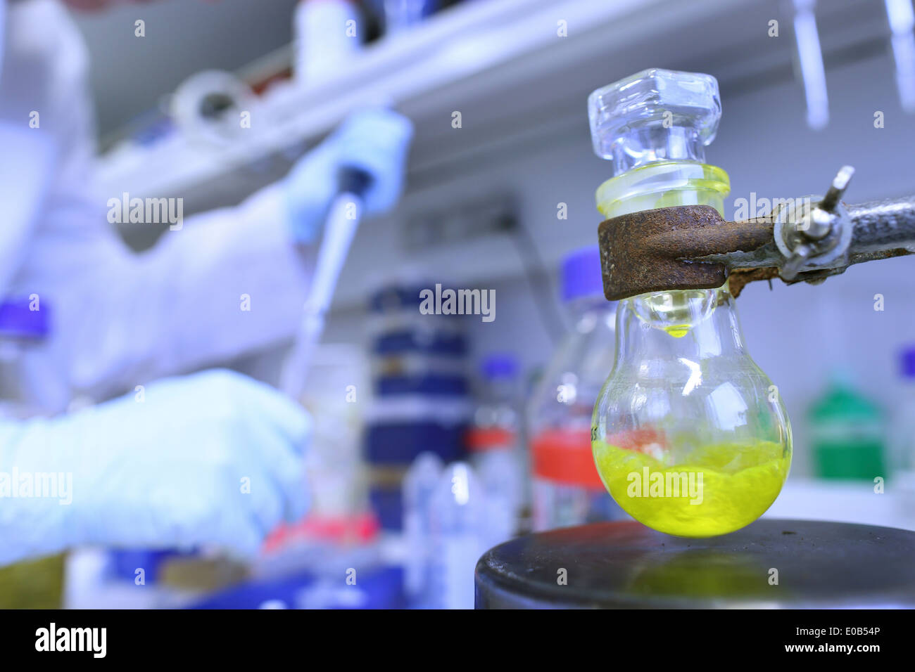 Germany, Liquid medium in laboratory Stock Photo - Alamy
