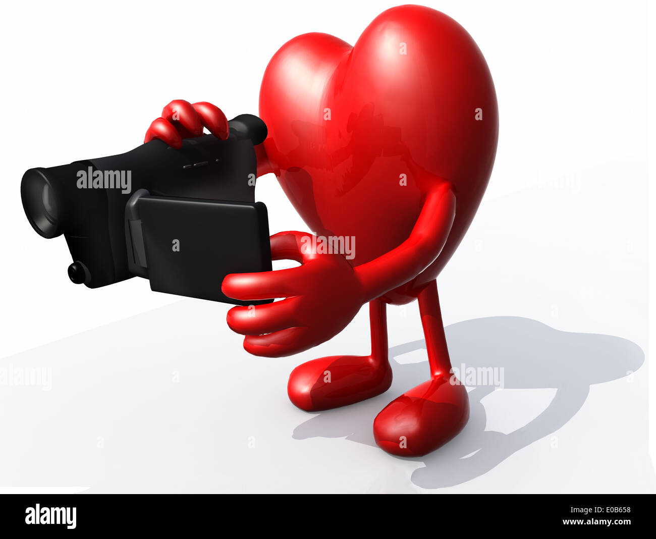 Film Shooting Camera Clipart Heart
