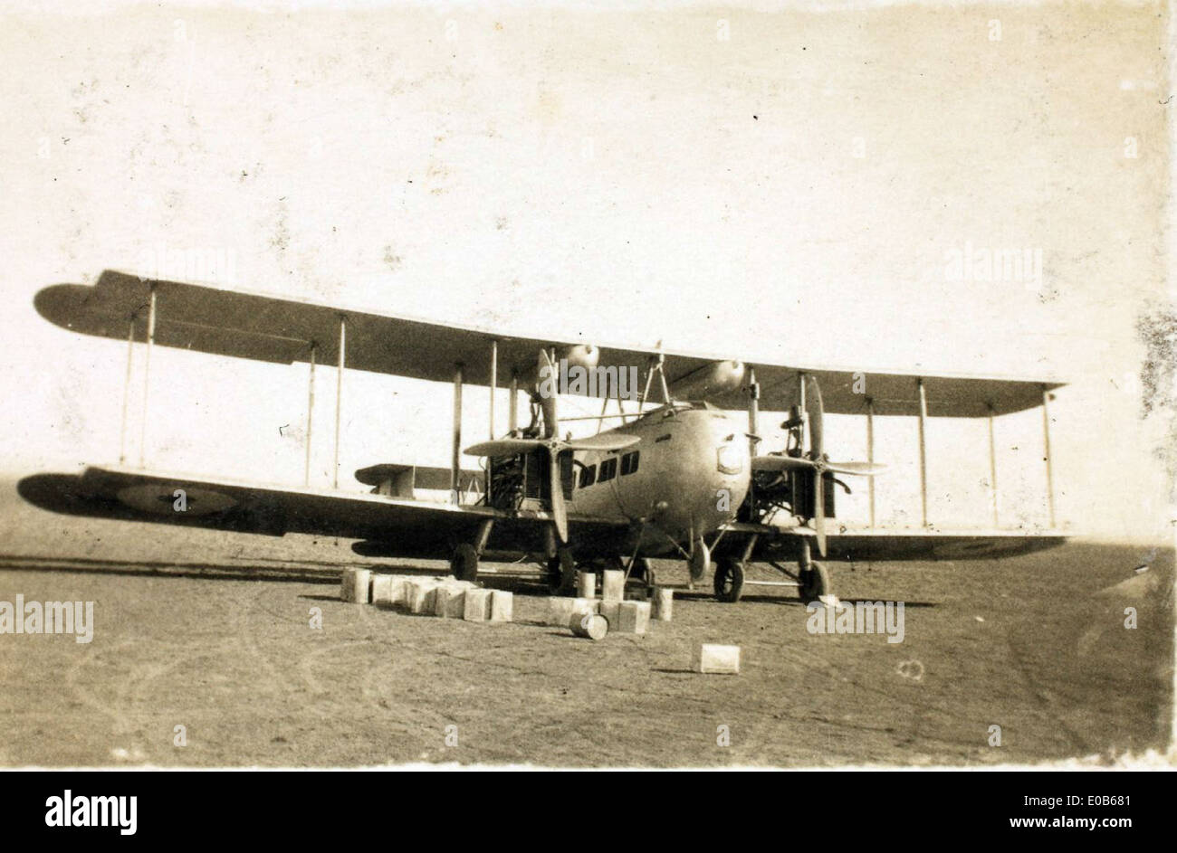 The Vickers Vernon Mk. I was used by the Royal Air Force during the ...