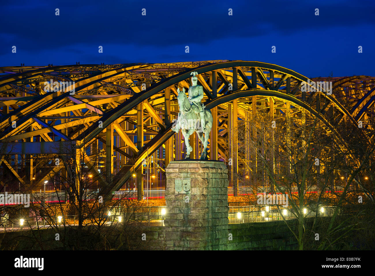 Germnay North Rhine-Westphalia Cologne equestrian statue of emperor ...