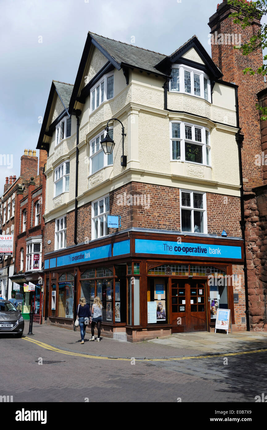 Coop bank branch in Northgate Street, Chester Stock Photo - Alamy