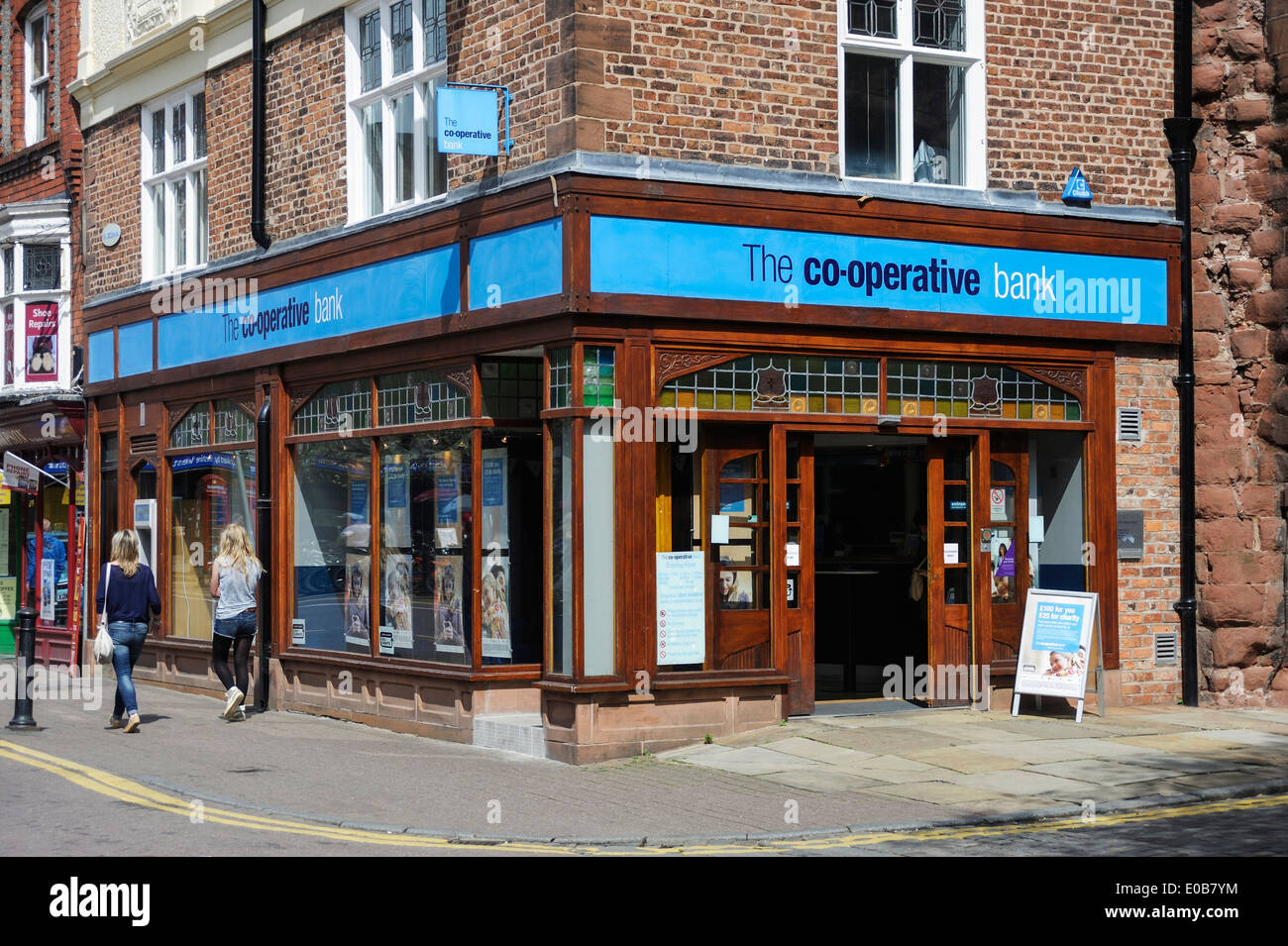 Coop bank branch in Northgate Street, Chester Stock Photo - Alamy