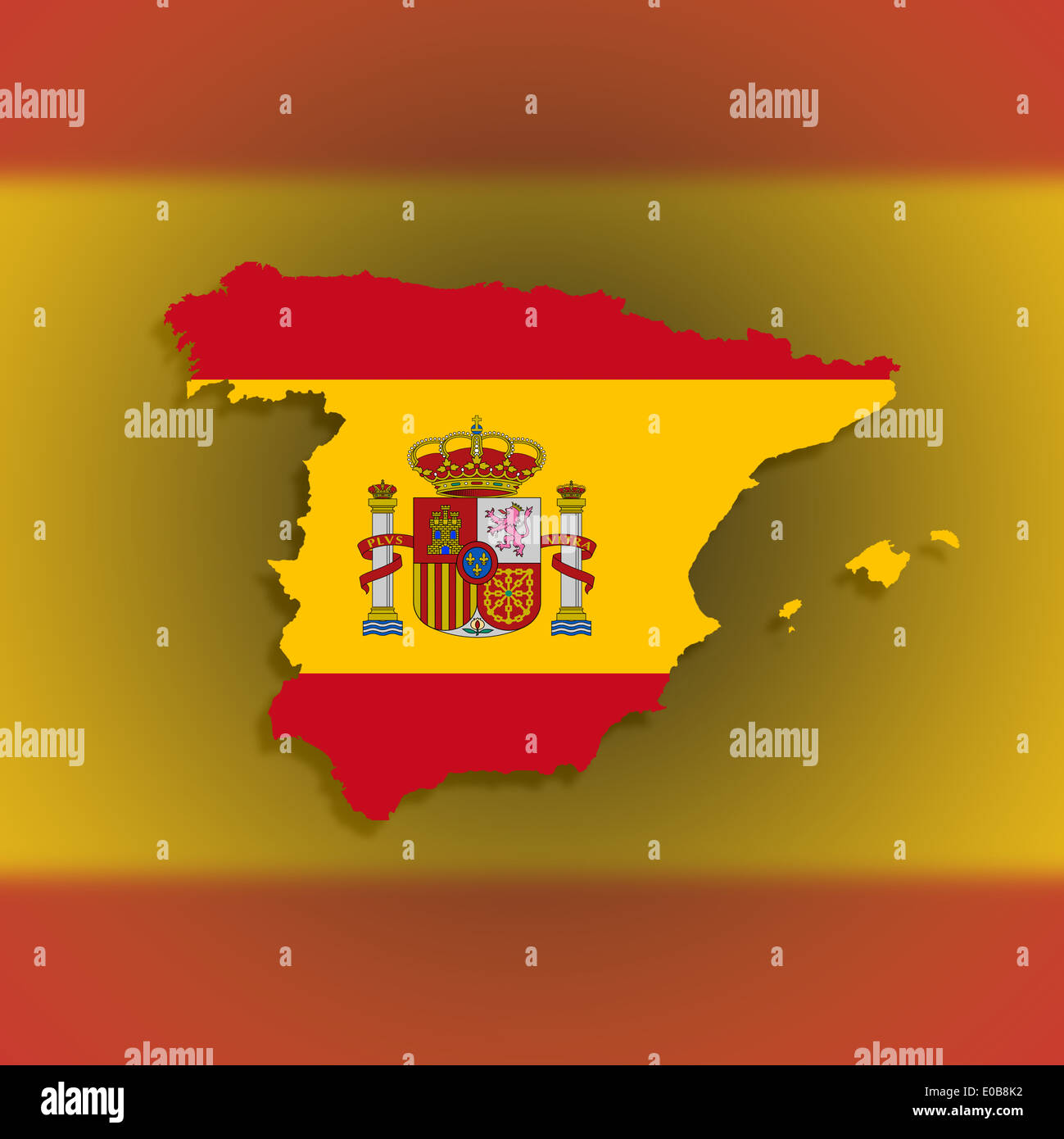 Spain Map High Resolution Stock Photography and Images - Alamy