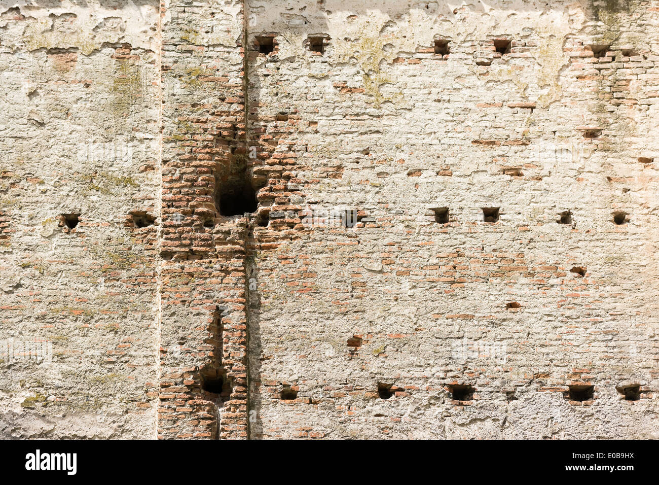 Old Castle Brick Wall Close Up Stock Photo - Alamy