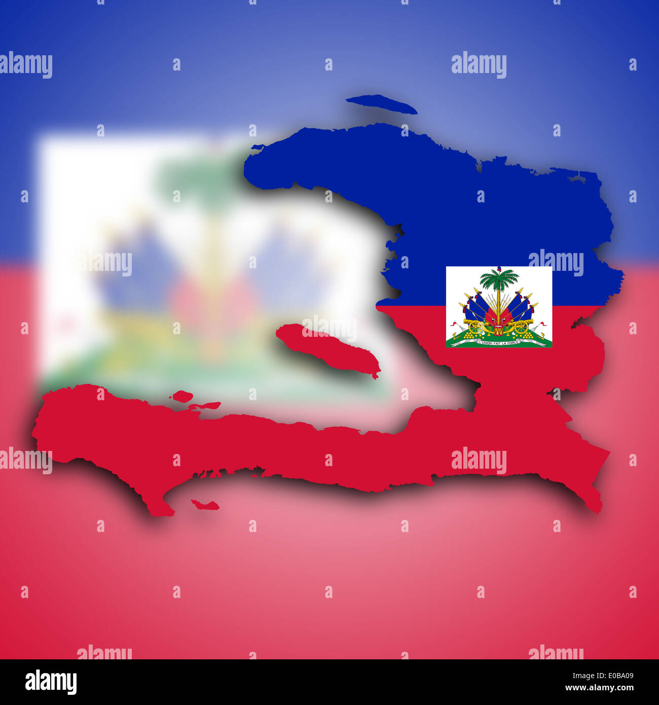 Map of haiti hi-res stock photography and images - Alamy