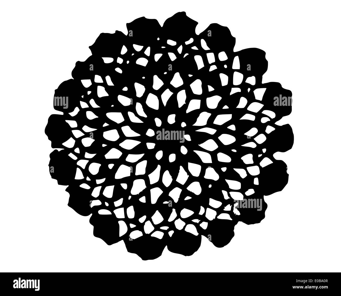 Crochet work Black and White Stock Photos & Images - Alamy