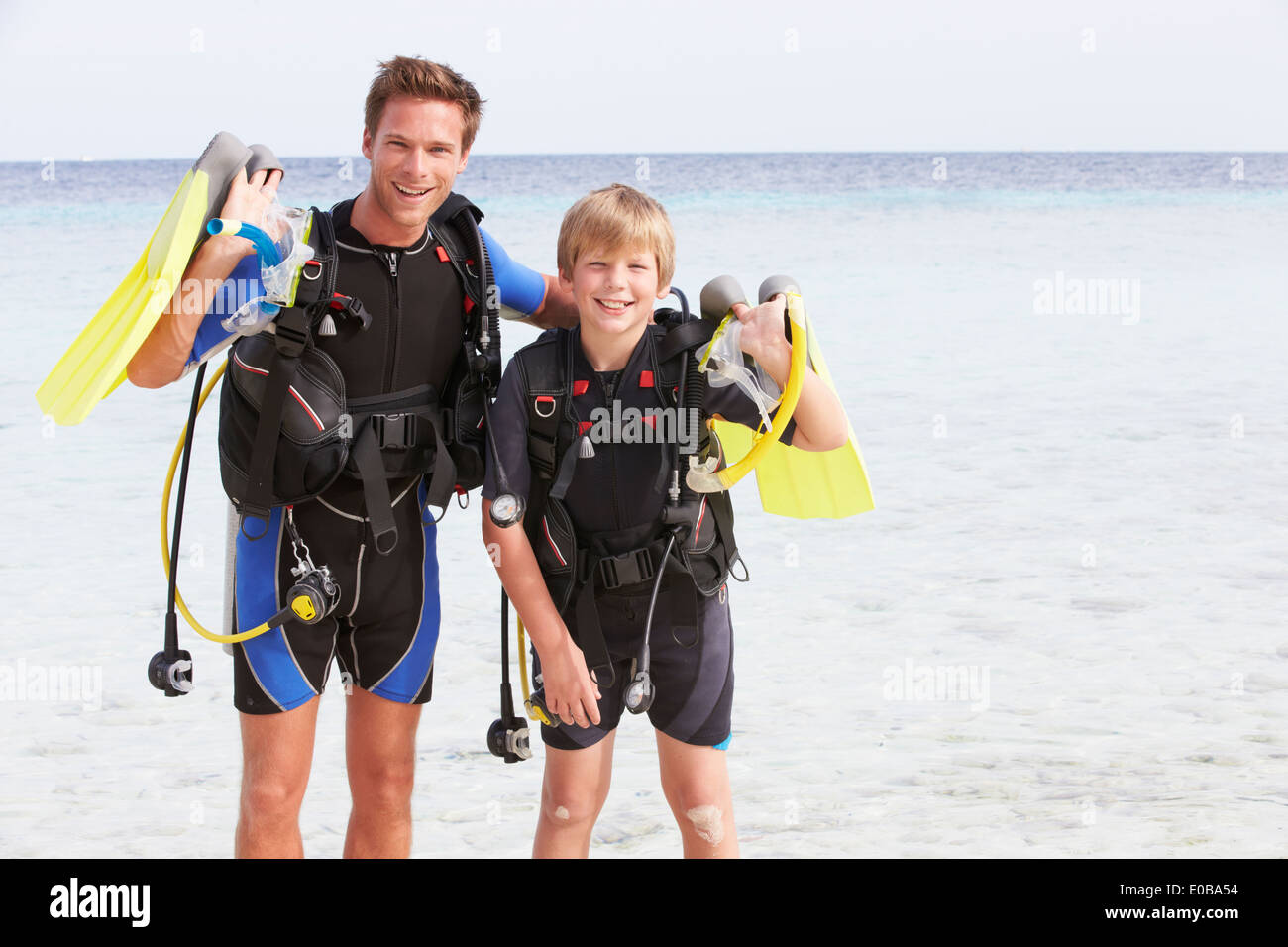Boy scuba hi-res stock photography and images - Alamy