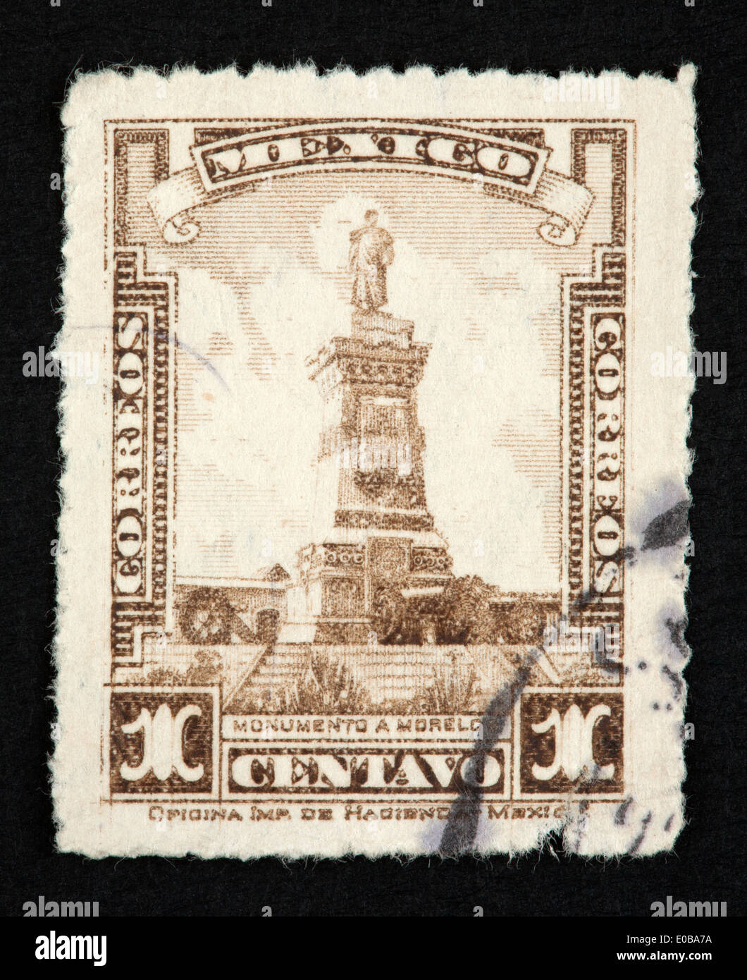 Mexican postage stamp Stock Photo - Alamy