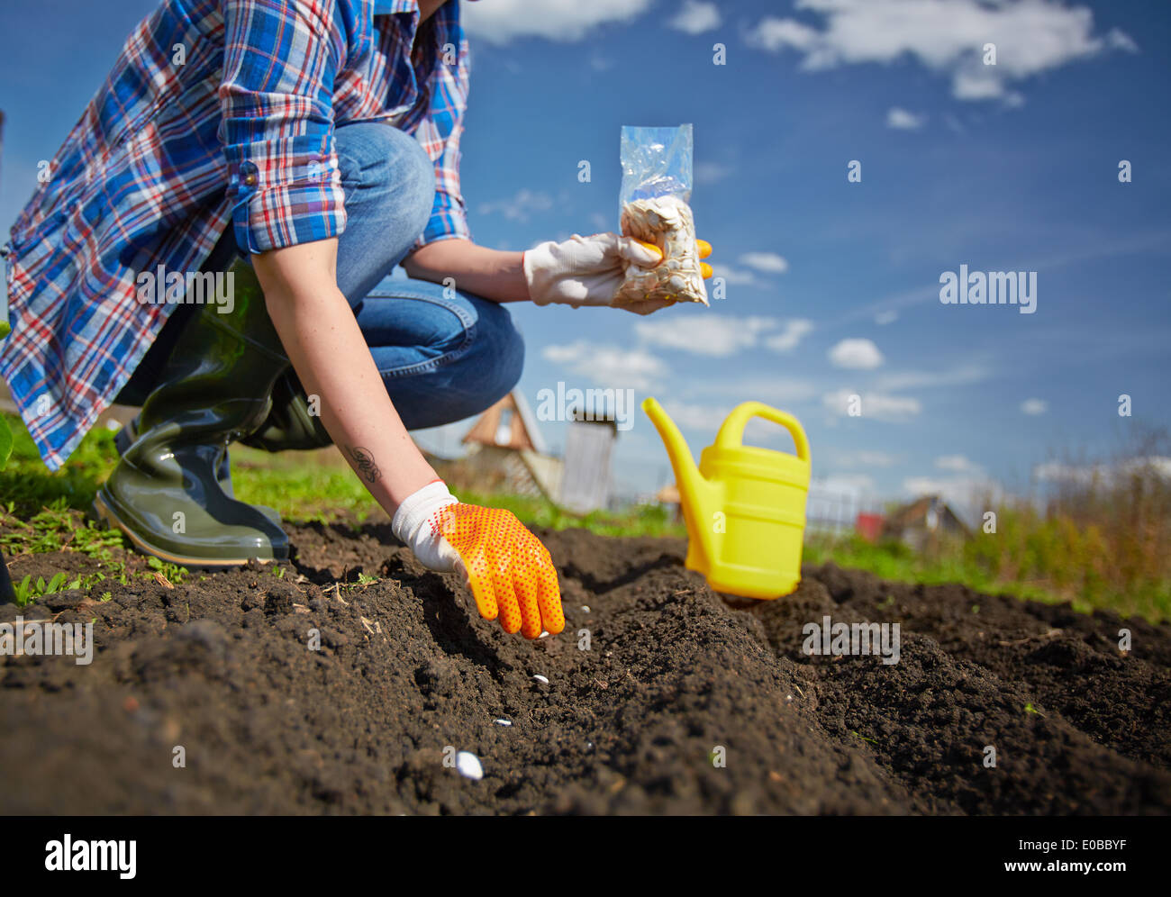 Farmer sowing seed hi-res stock photography and images - Alamy