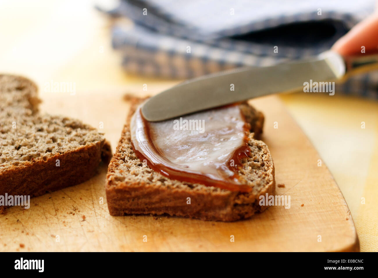 Making Jam Sandwich High Resolution Stock Photography and Images - Alamy