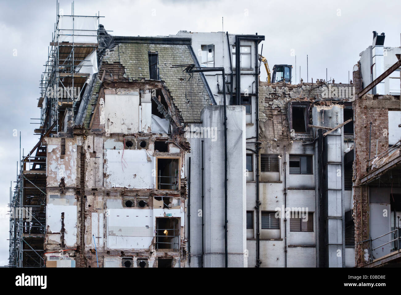 Demolition and redevelopment taking place in London's West End Stock ...