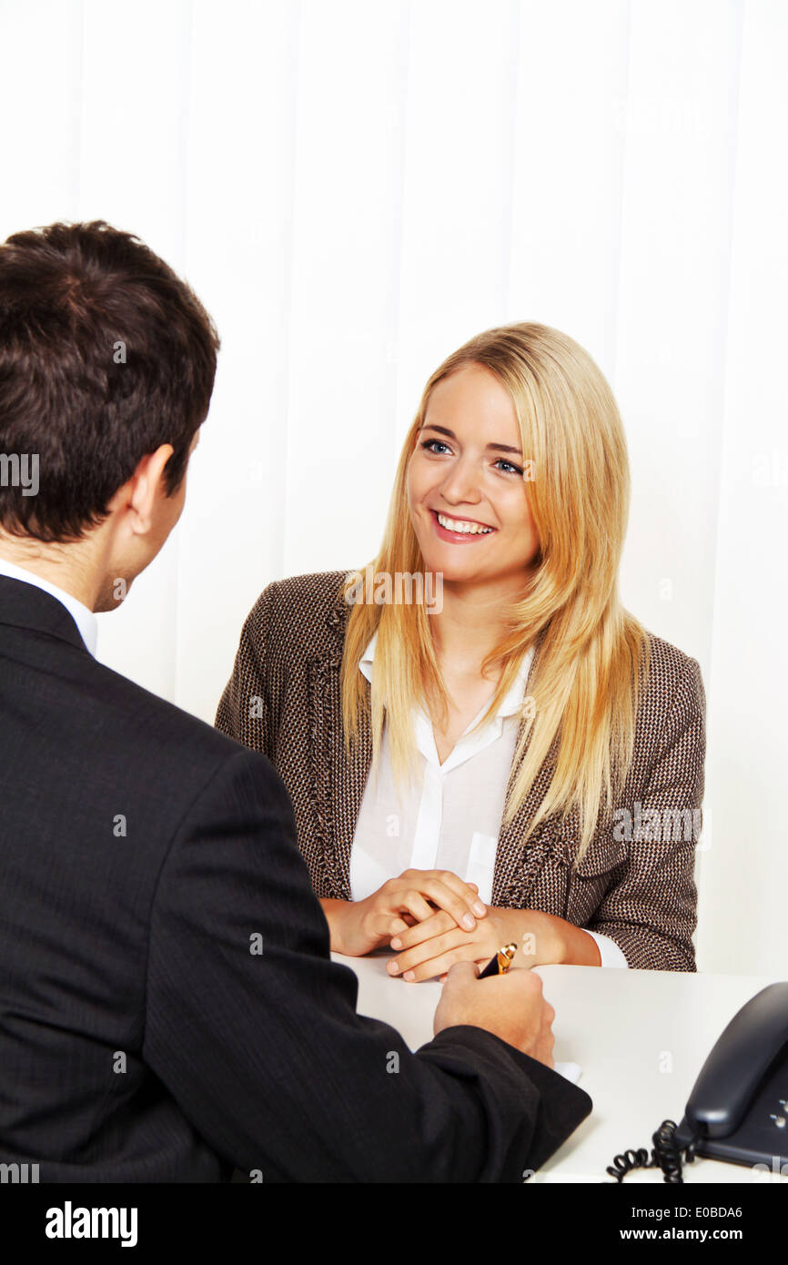 Consultation. Consultation and conversation by advisers and customers ...