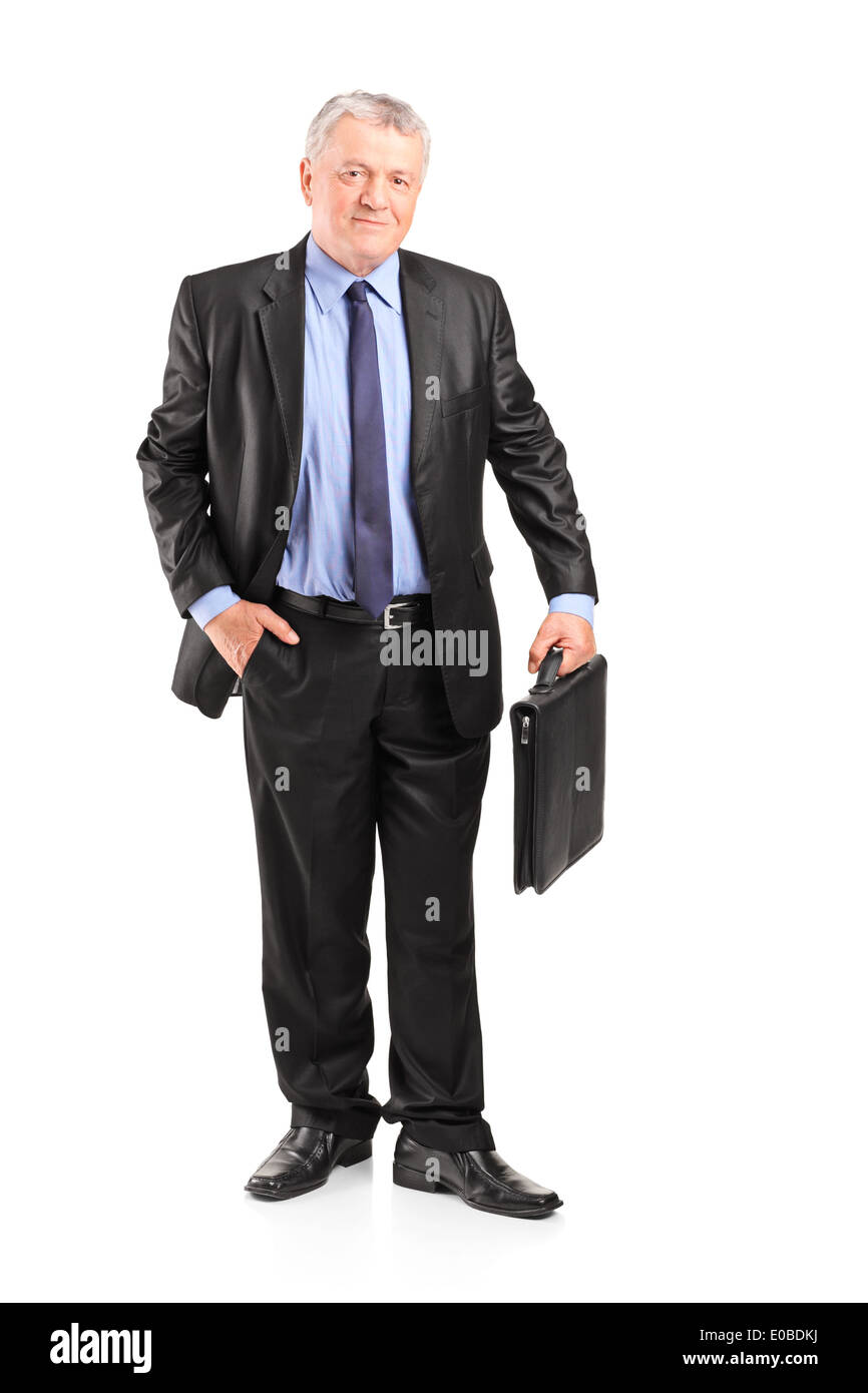 Cheerful mature ceo wear hi-res stock photography and images - Alamy