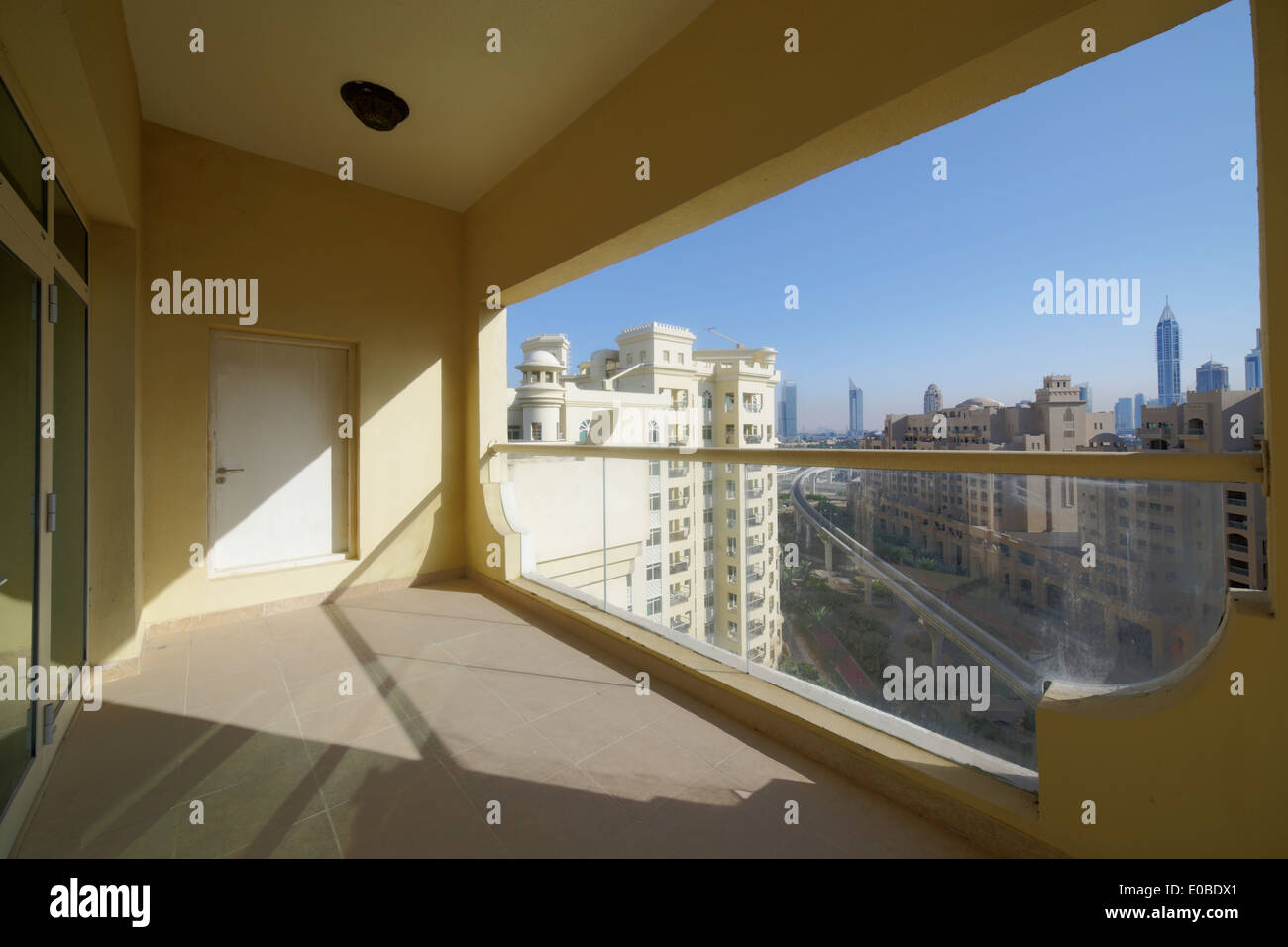 modern and stylish interior of european balcony Stock Photo - Alamy