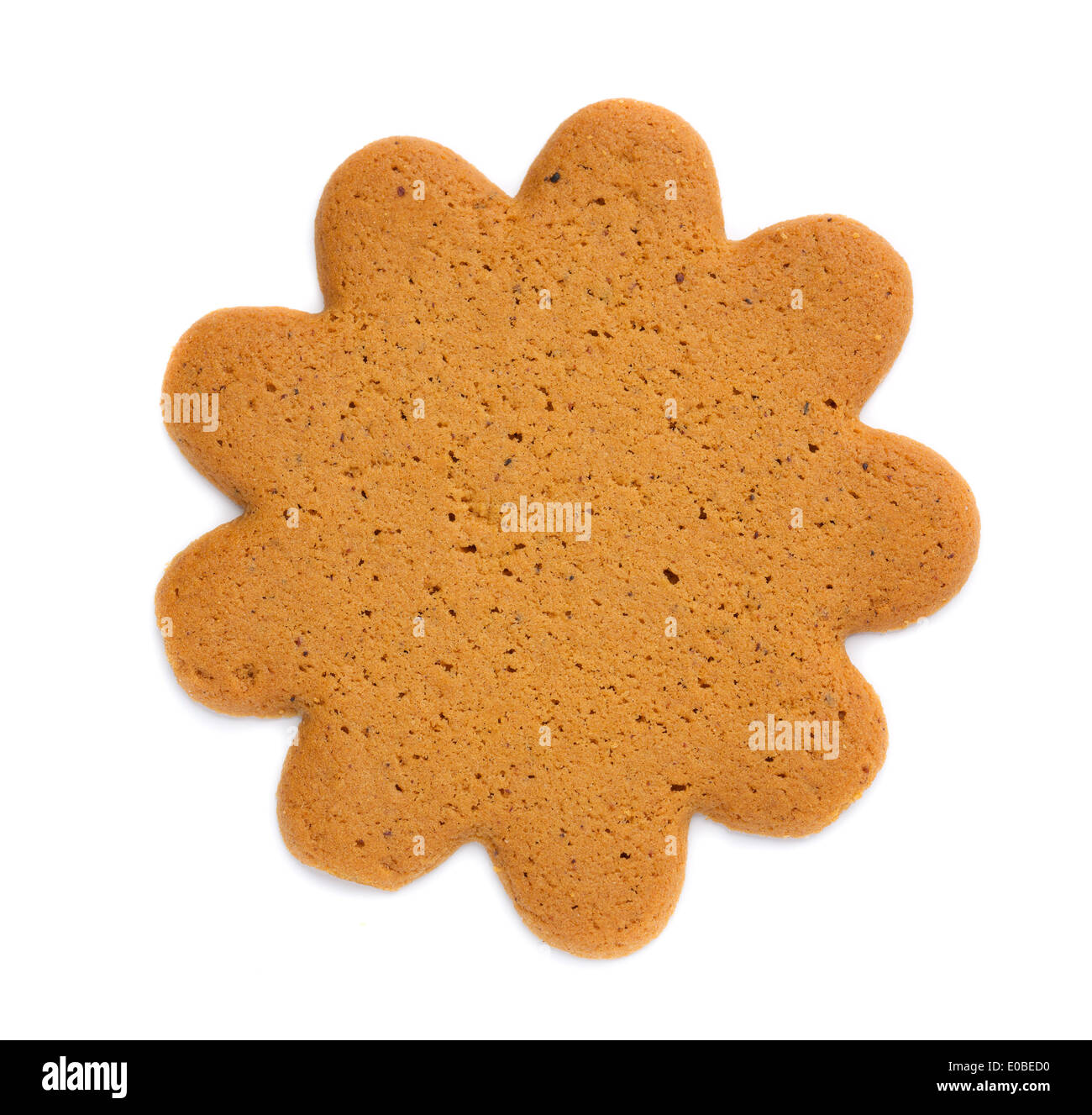 Classic sun-shaped cookies on white isolate Stock Photo - Alamy