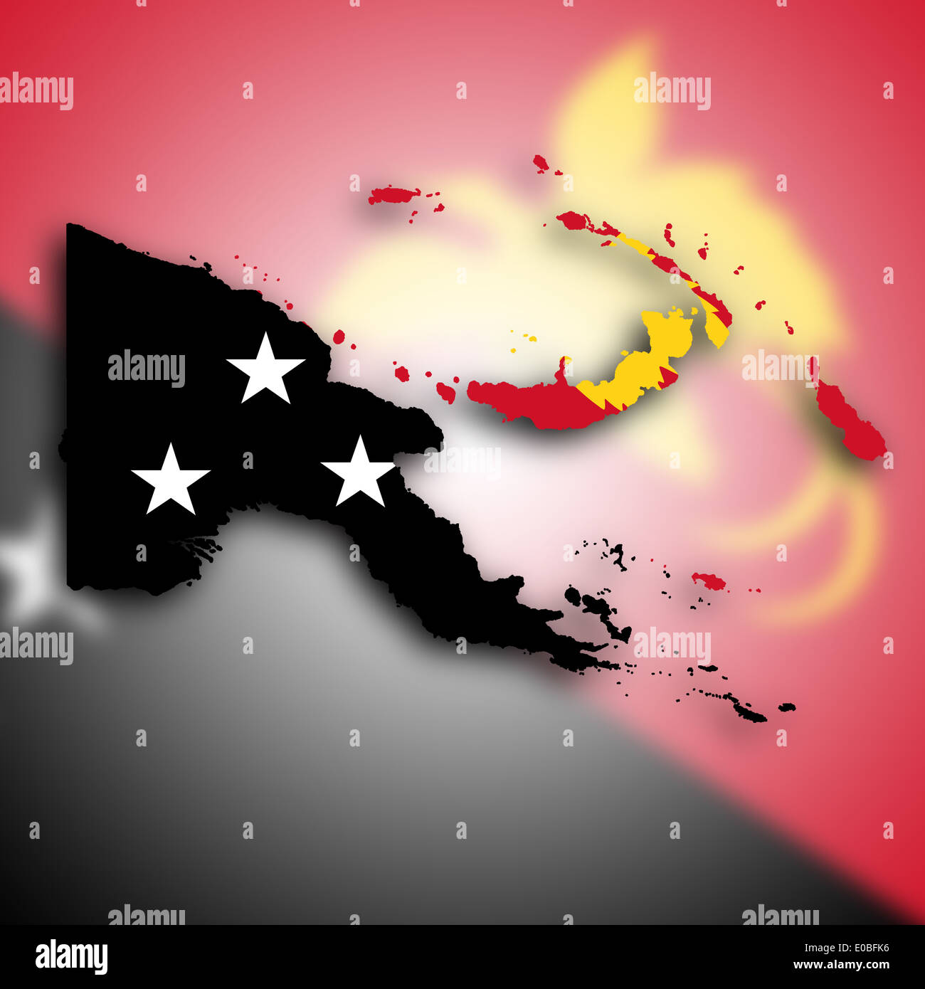 Map papua new guinea hi-res stock photography and images - Alamy