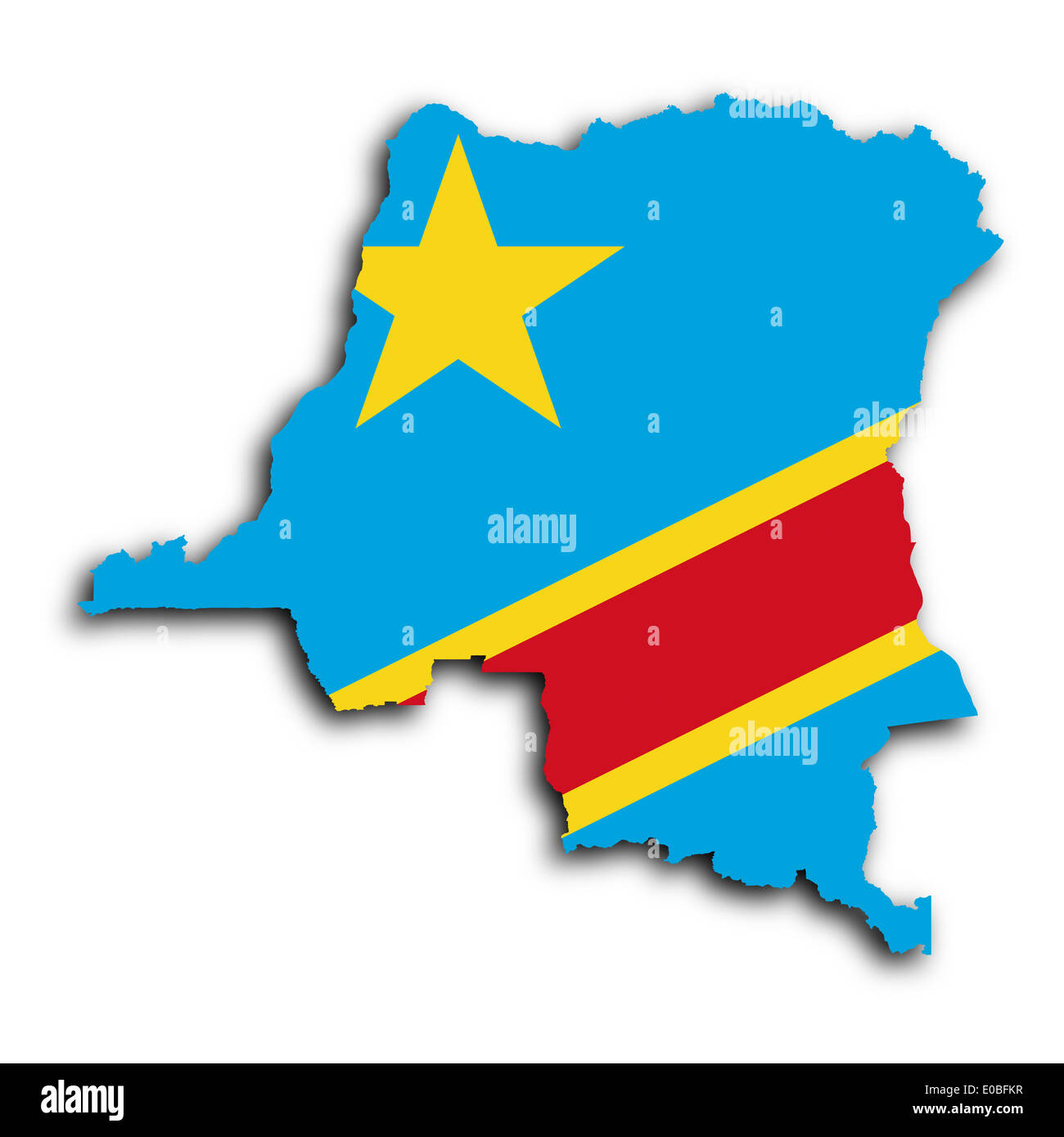 Map of congo hi-res stock photography and images - Alamy