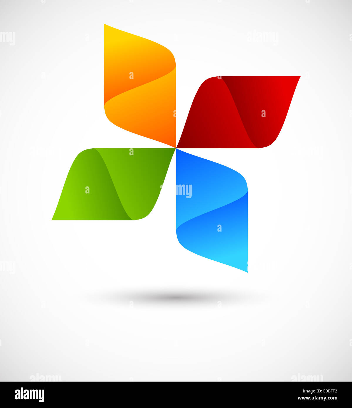 Abstract colorful logo. Bright illustration Stock Photo - Alamy