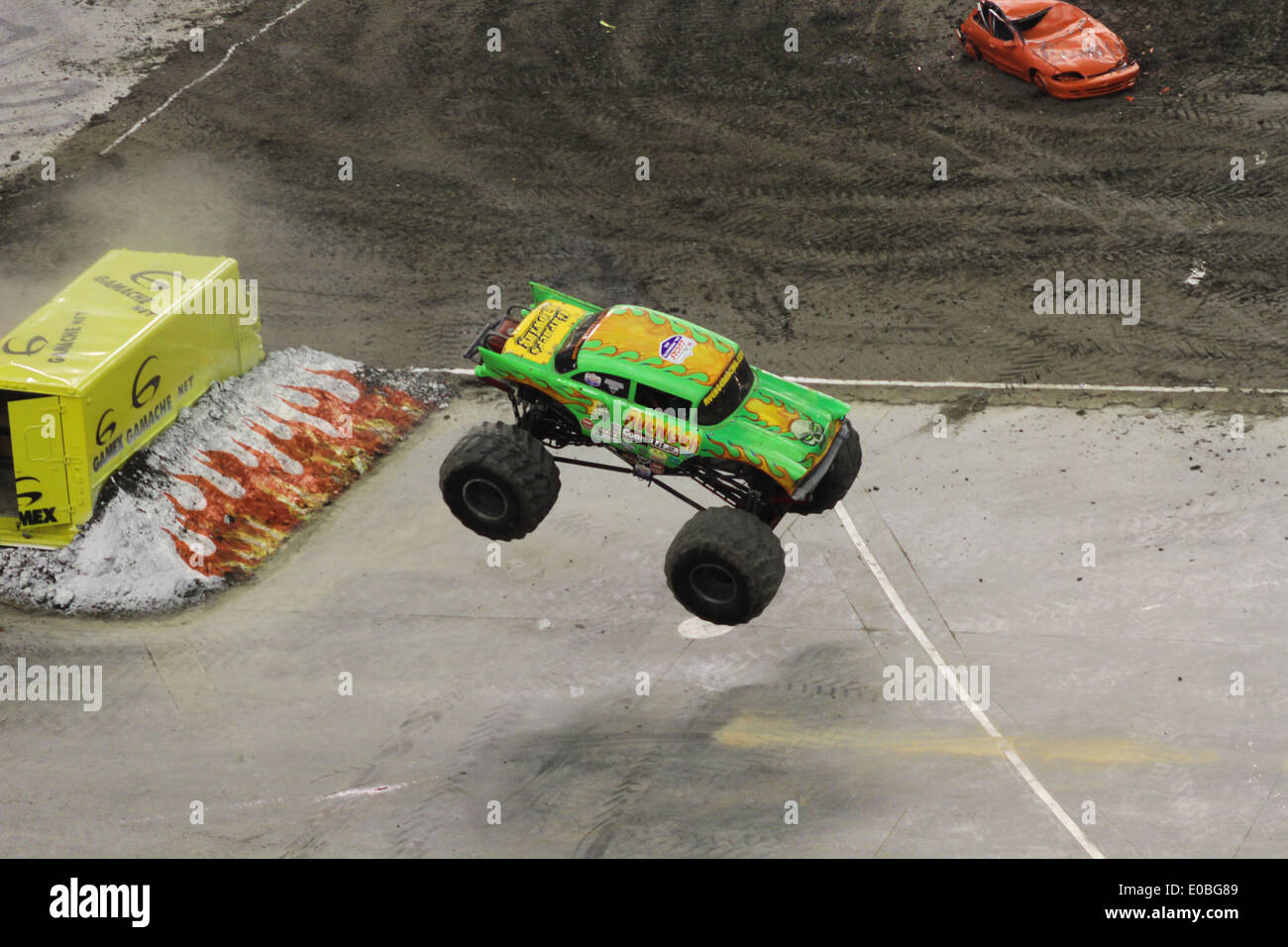 Monster Spectacular XIX at Olympic Stadium in Montreal, Que Stock Photo ...