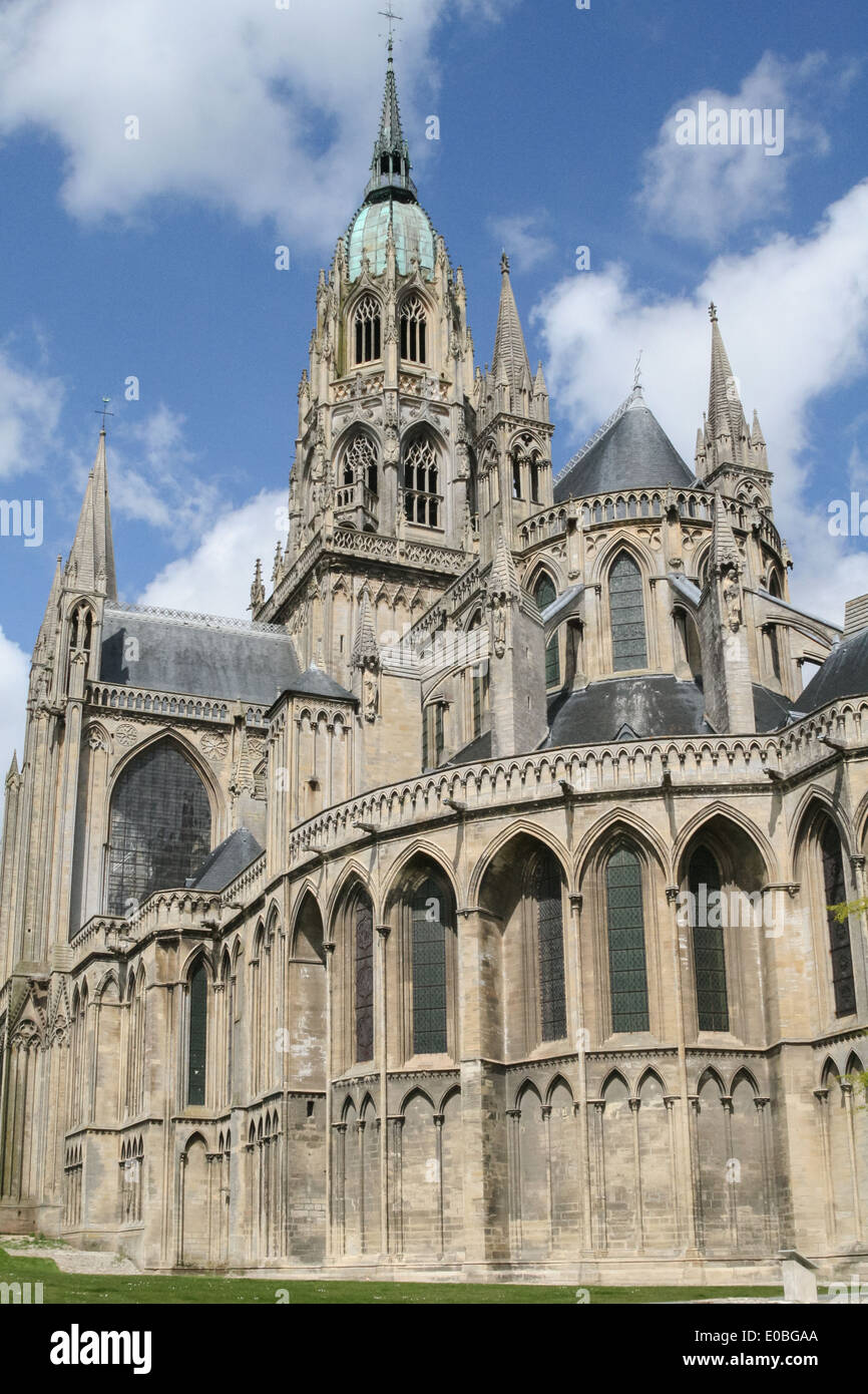 Bayeux cathedral, France Stock Photo - Alamy