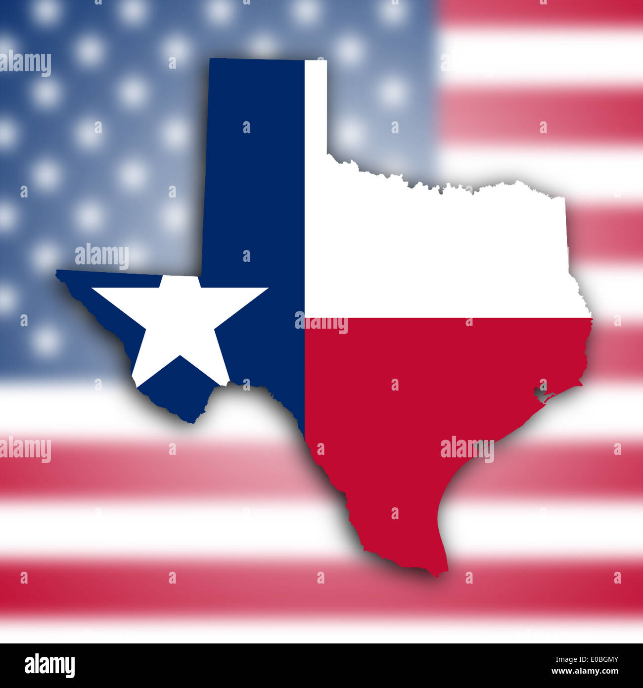 Texas map white hi-res stock photography and images - Alamy