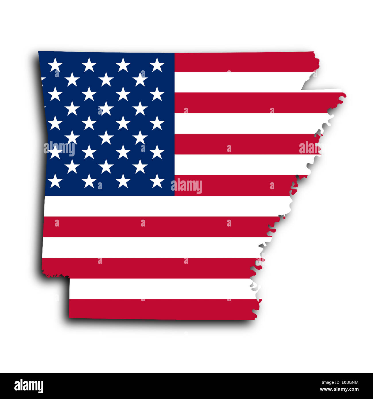 Map of arkansas hi-res stock photography and images - Alamy