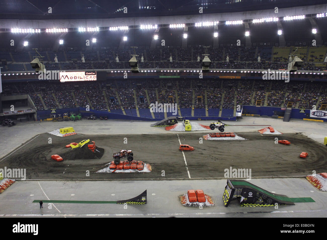 Monster Spectacular XIX at Olympic Stadium in Montreal, Que Stock Photo ...