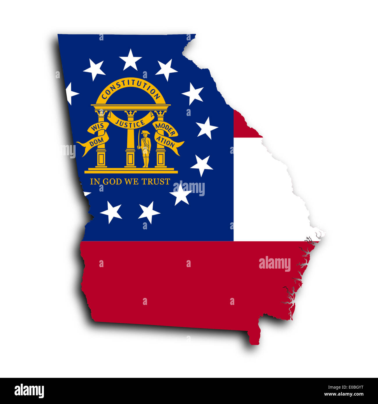 Relief map georgia relief hi-res stock photography and images - Alamy