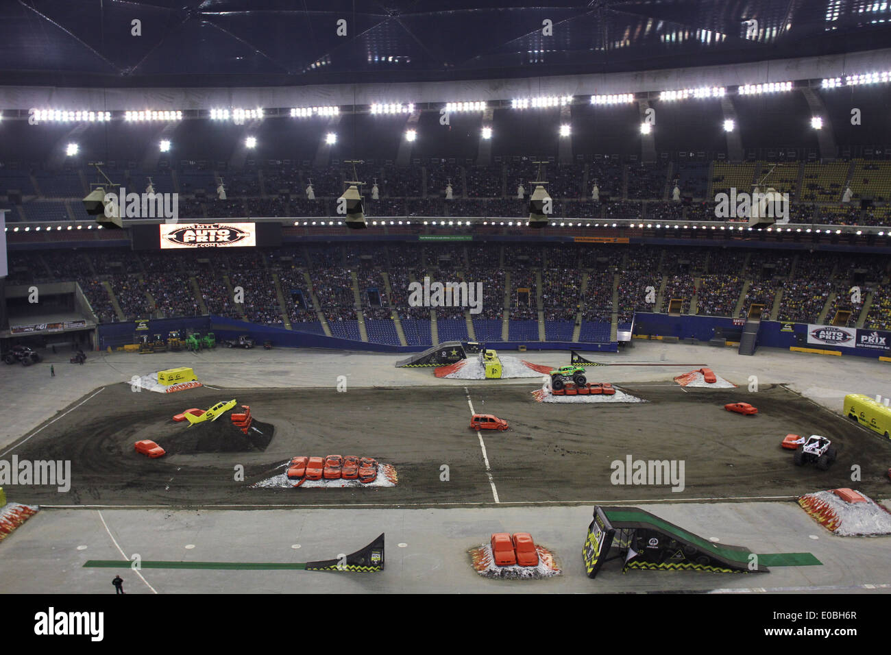 Monster Spectacular XIX at Olympic Stadium in Montreal, Que Stock Photo ...