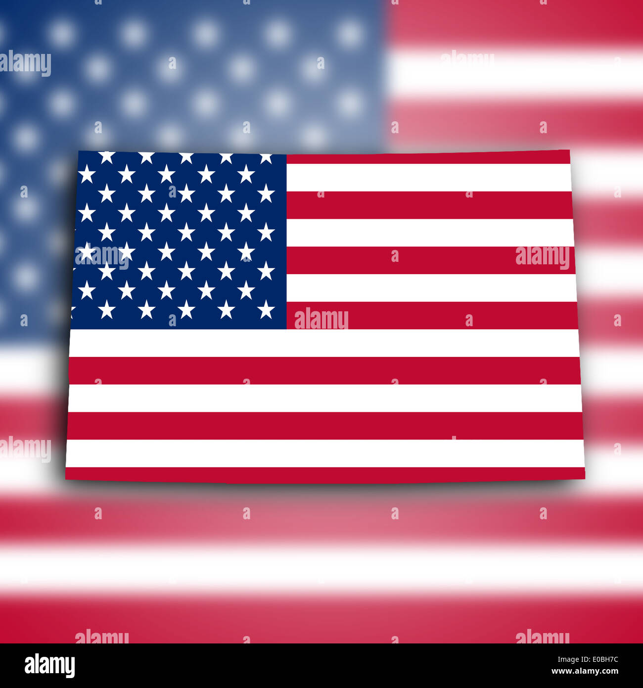 Map of Colorado filled with the national flag Stock Photo - Alamy